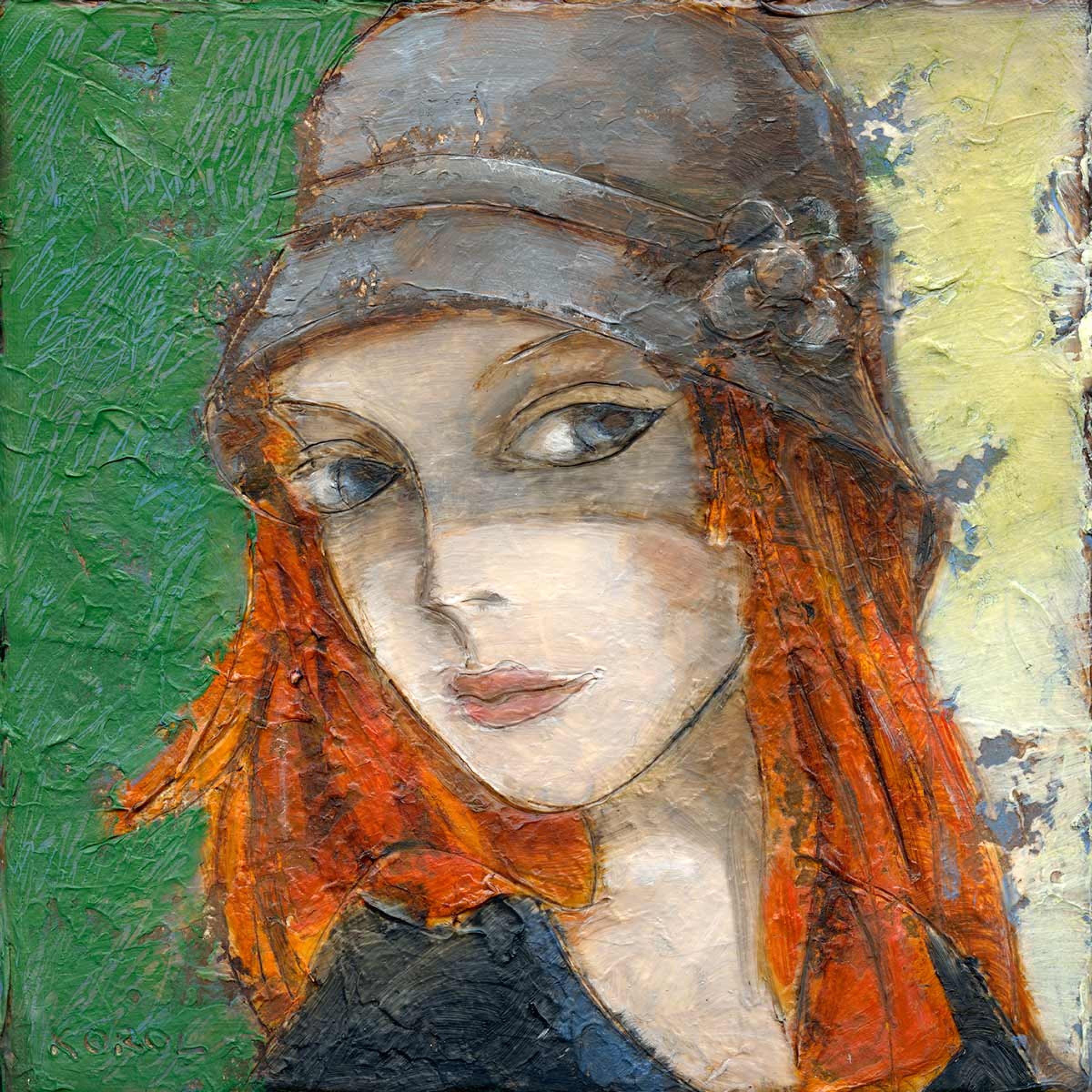 "Cailín" - Original Painting and Print