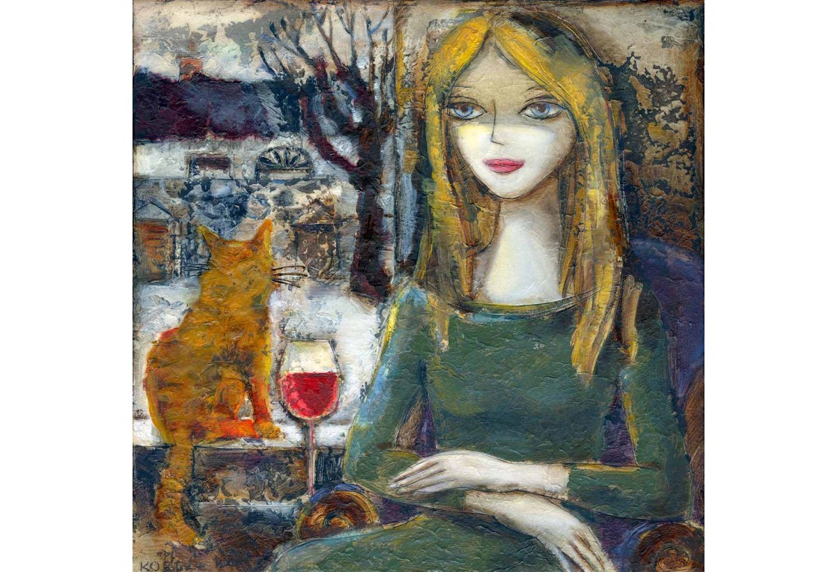 "Evening Portrait" - Original Painting and Print