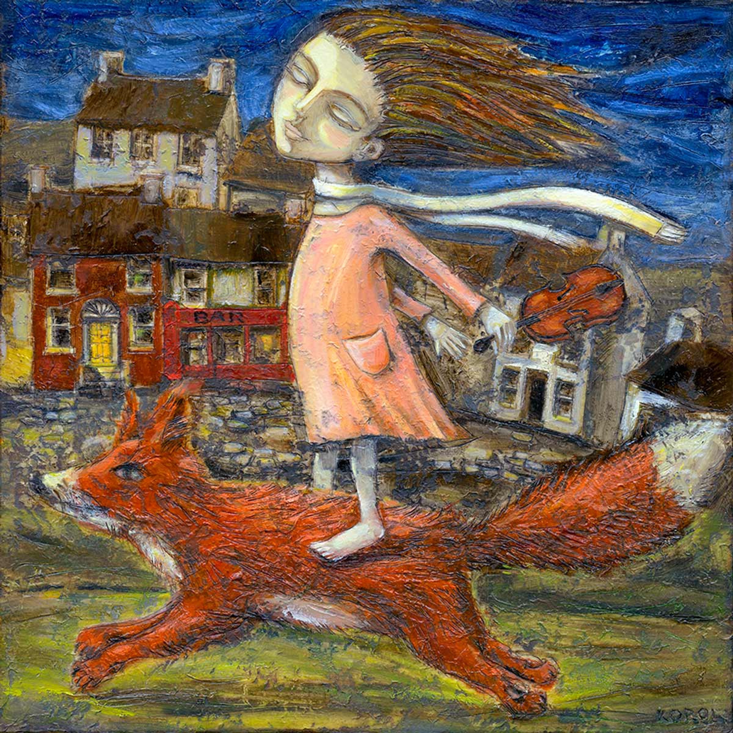 "Flying Fox" - Original Painting and Print